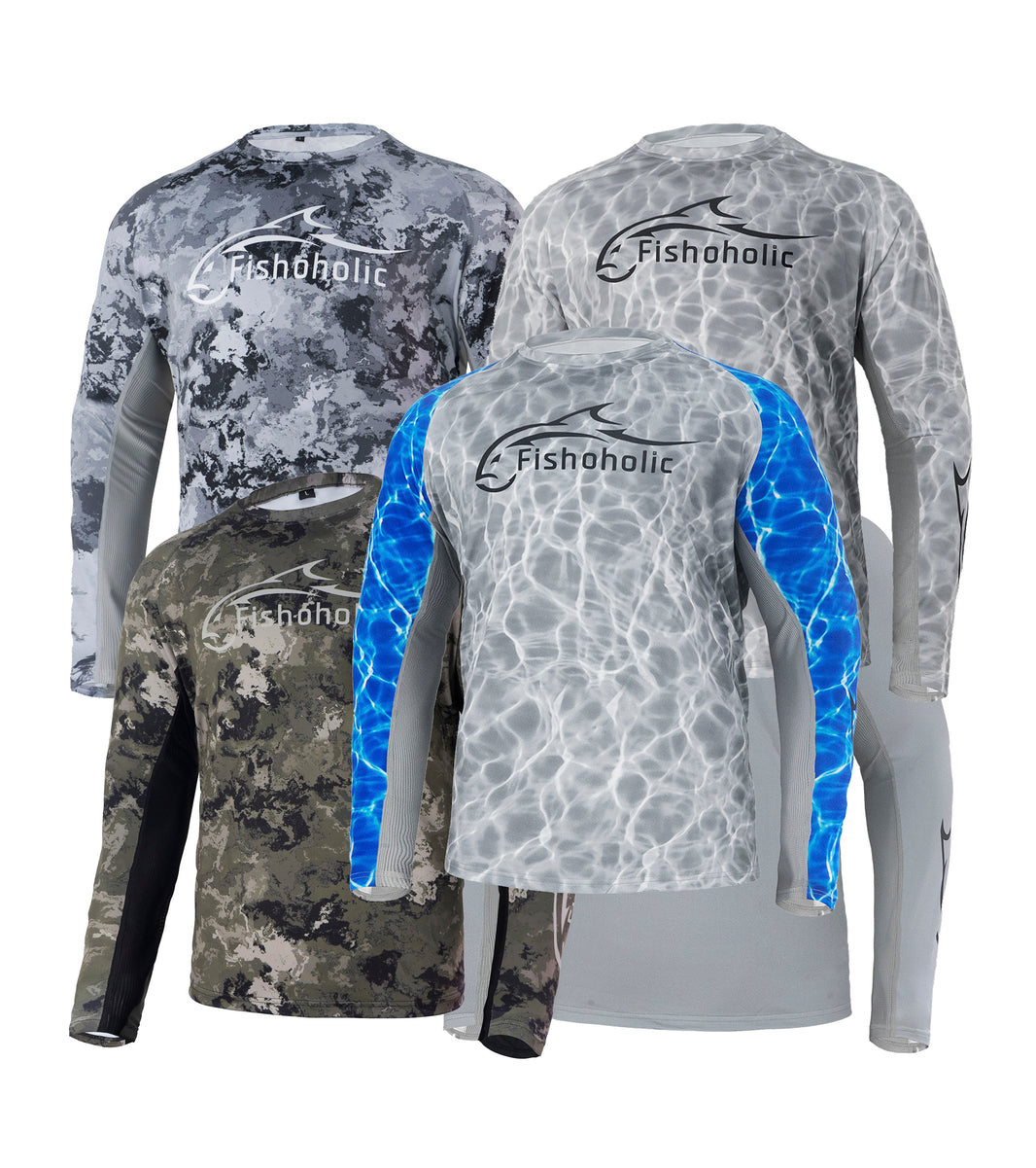Fishoholic UPF50+ Performance Fishing Shirts