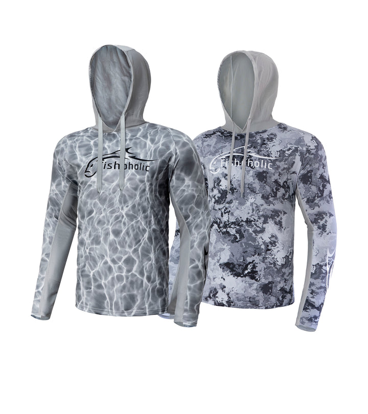 UPF50+ Performance Fishing Shirts w' Hoodie – Fishoholic
